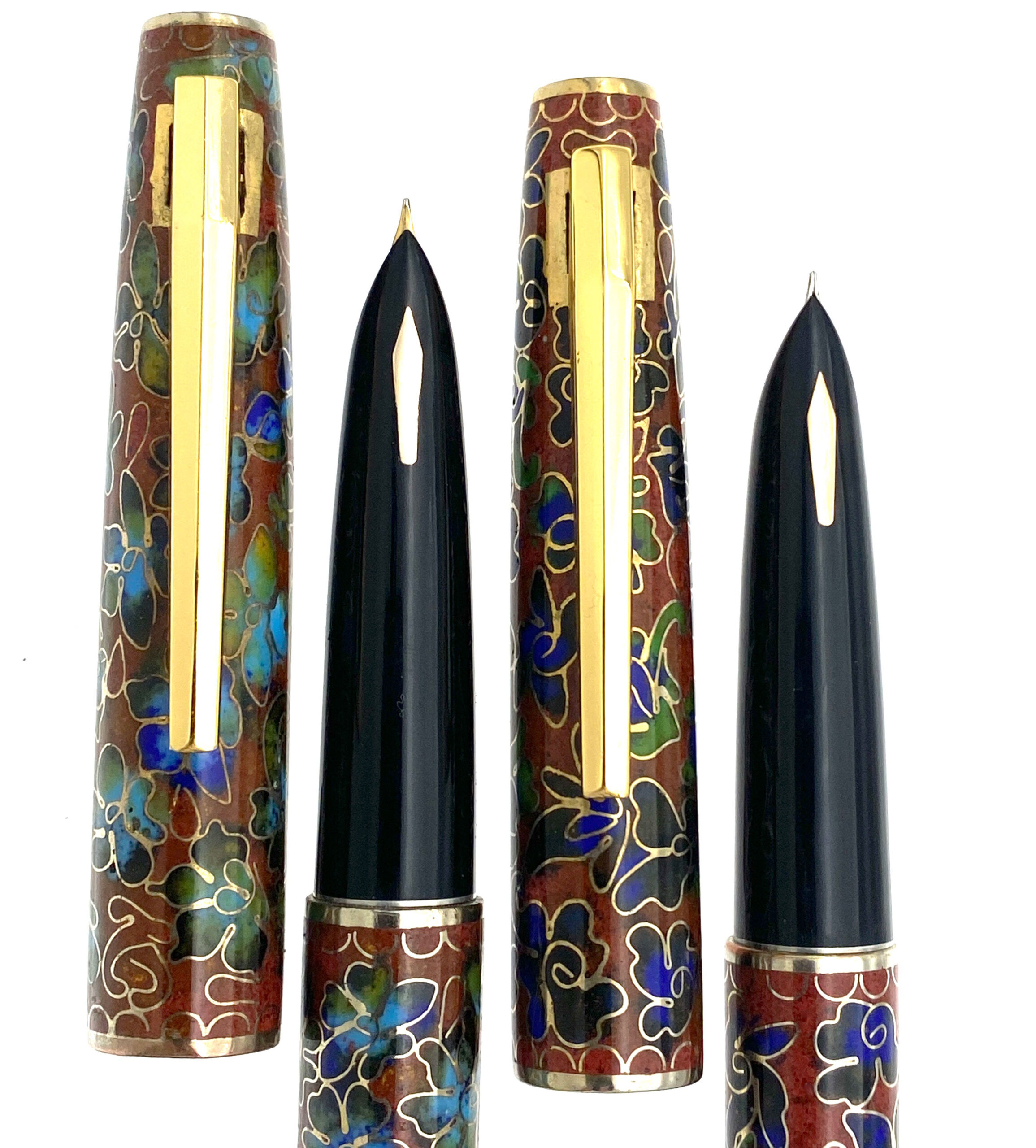 Golden Star Cloisonné Pen Set - PacificPenWorks.com