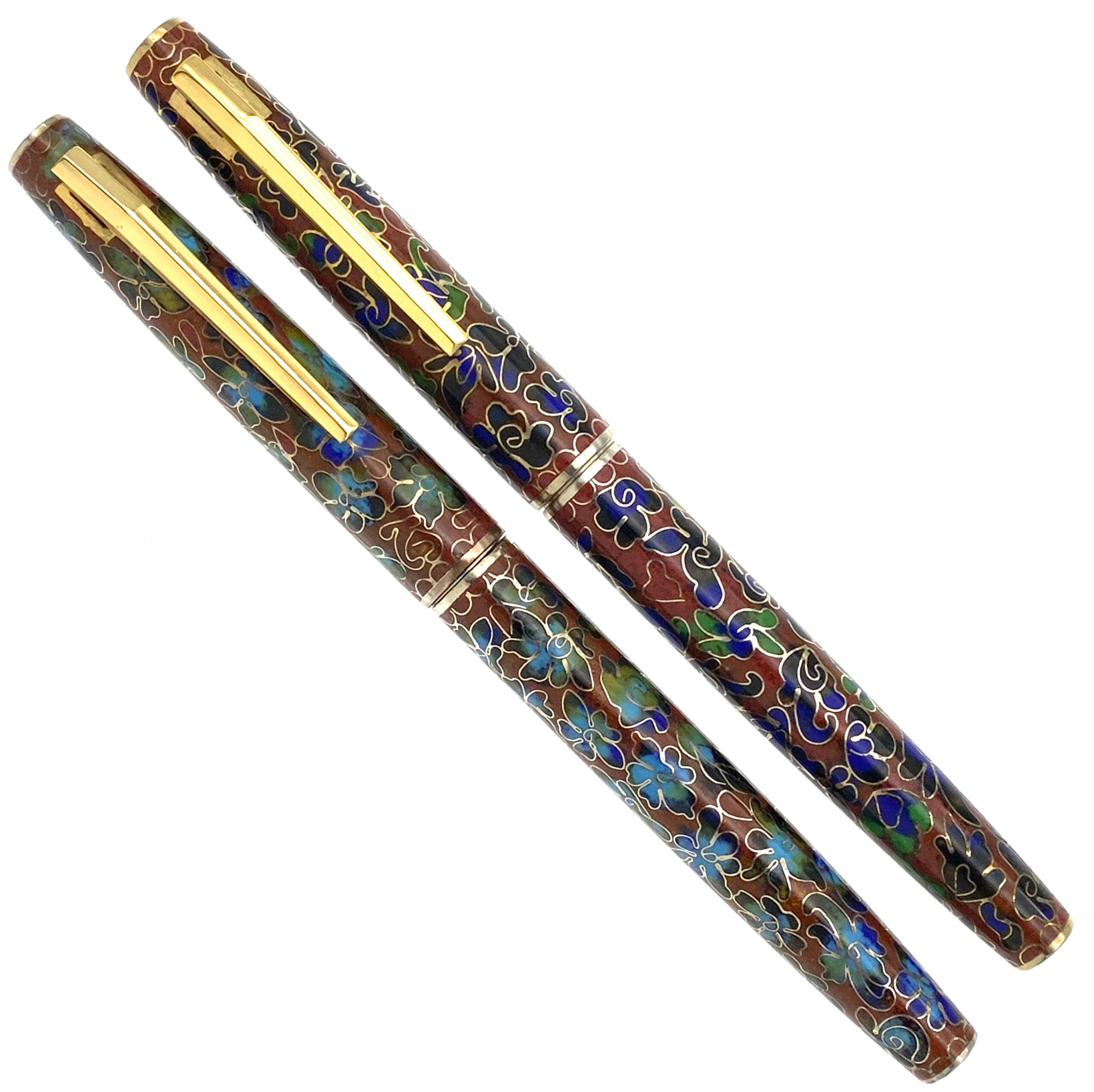 Golden Star Cloisonné Pen Set - PacificPenWorks.com