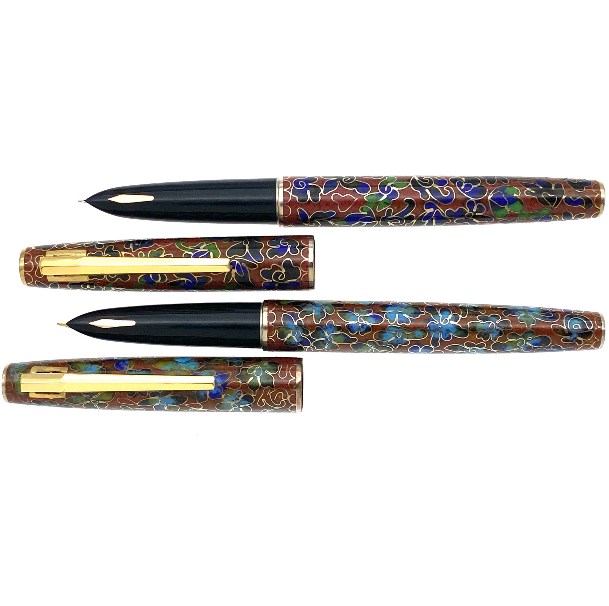 Golden Star Cloisonné Pen Set - PacificPenWorks.com